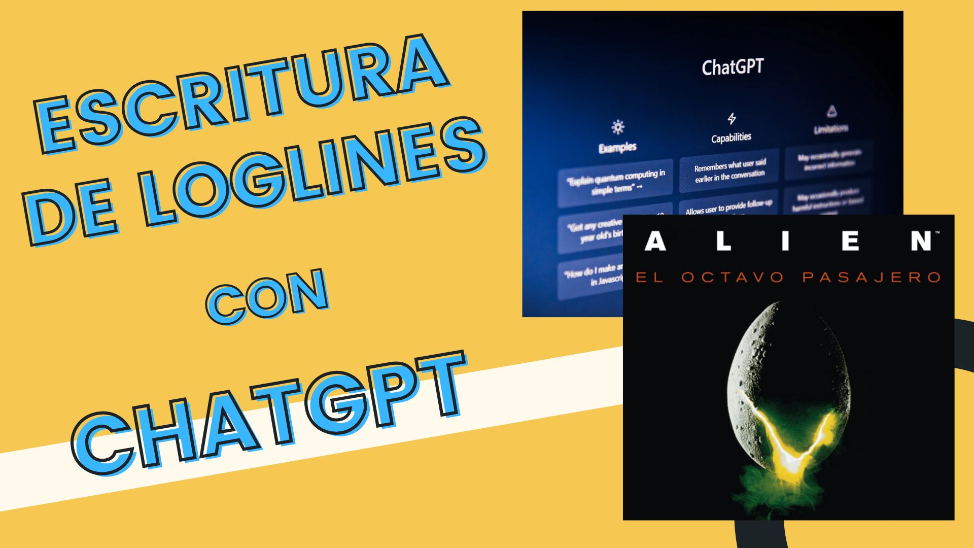 Escribiendo el logline de «Alien» con ChatGPT – Página a Página